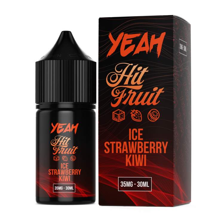 Yeah – Hit Fruit – Ice Strawberry Kiwi – 30 ml – Cloud Masters Brasil